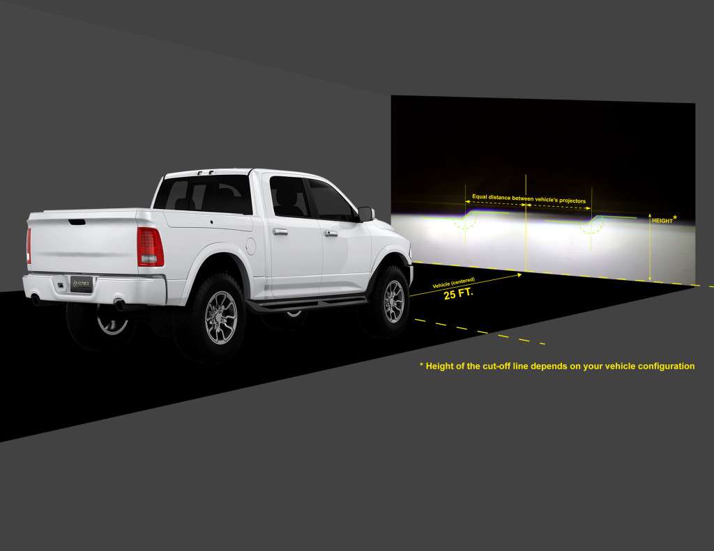 How to Adjust The Projection Height of AlphaRex Headlights | AlphaRex