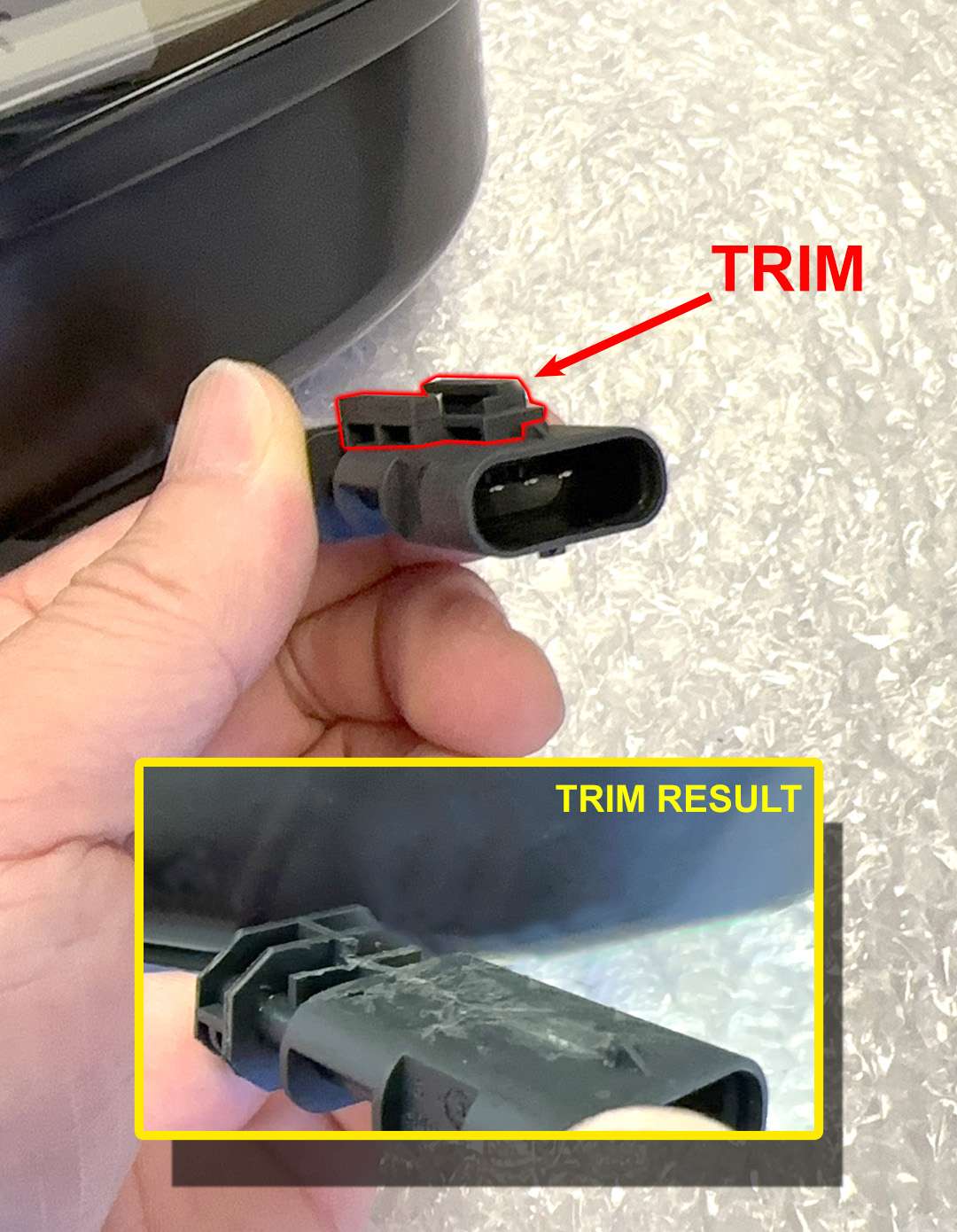 How to Trim the Plugs for 2023 Tesla Model 3 PRO-Series Tail Lights ...